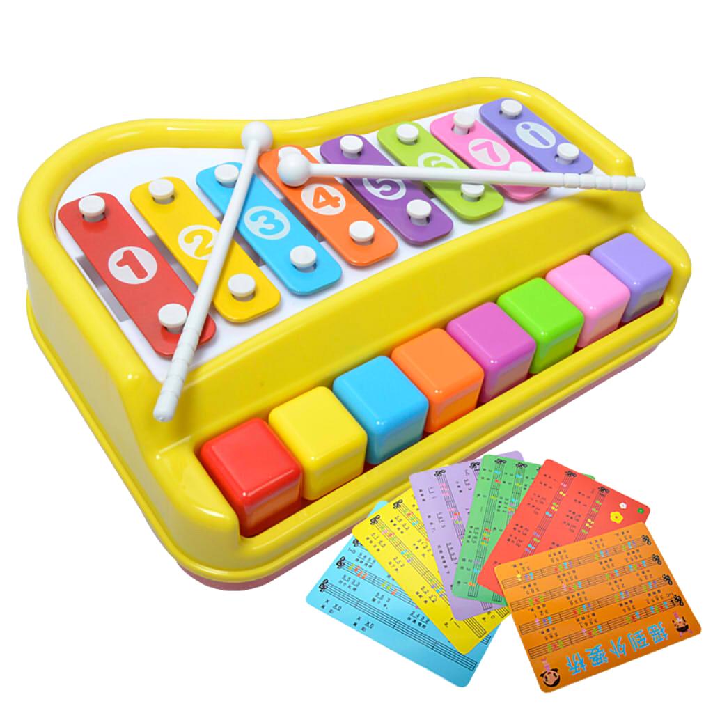2 in 1 Piano Xylophone, Baby Musical Instrument Ed... – Grandado