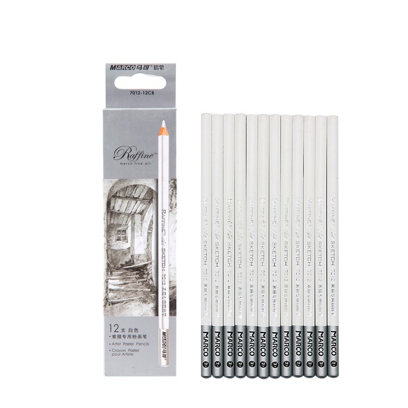 Marco7012 Sketch Highlight Pen White Pencil Soft C... – Vicedeal