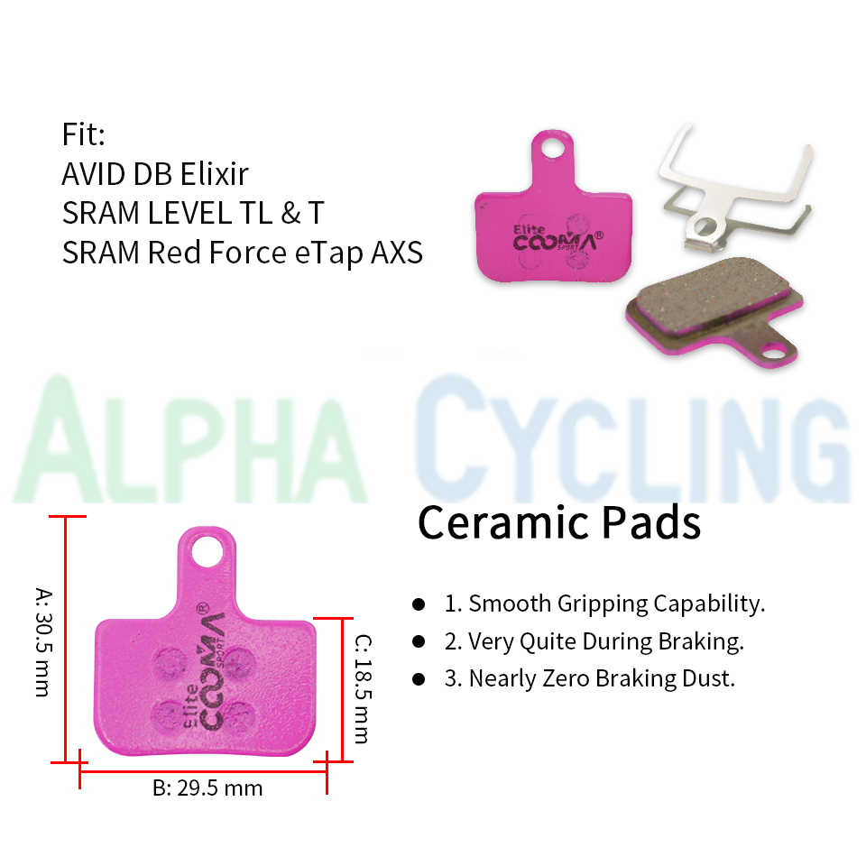 4 Pairs Ceramic Disc Brake Pads for AVID DB 1 3 5 ... – Grandado