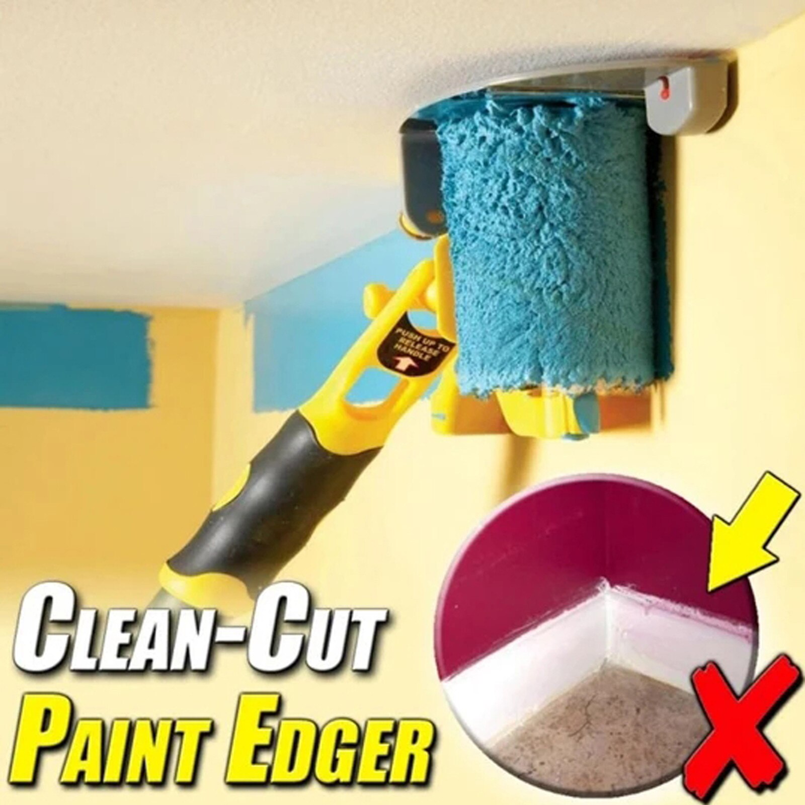 4# Clean Cut Paint Edger Roller Brush Banding Mach... – Vicedeal