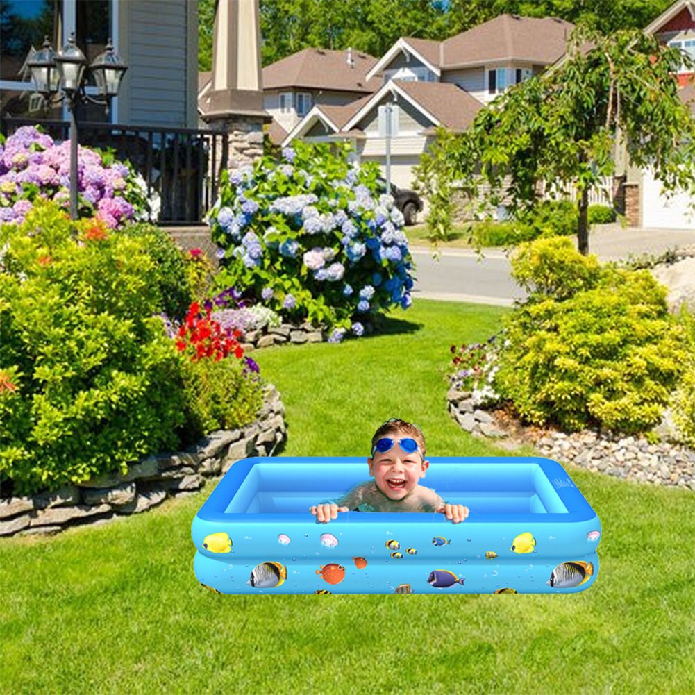 Large Size Inflatable Square Swimming PoolToys Dom... – Grandado