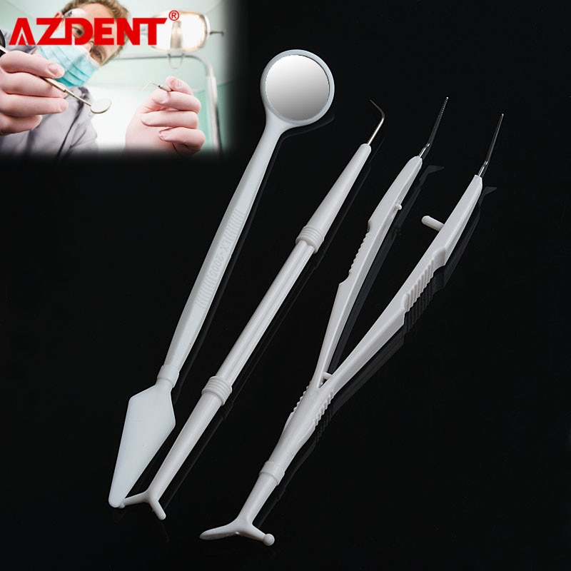 10Kits Dental Disposable Mouth Mirror Forceps Prob... – Vicedeal