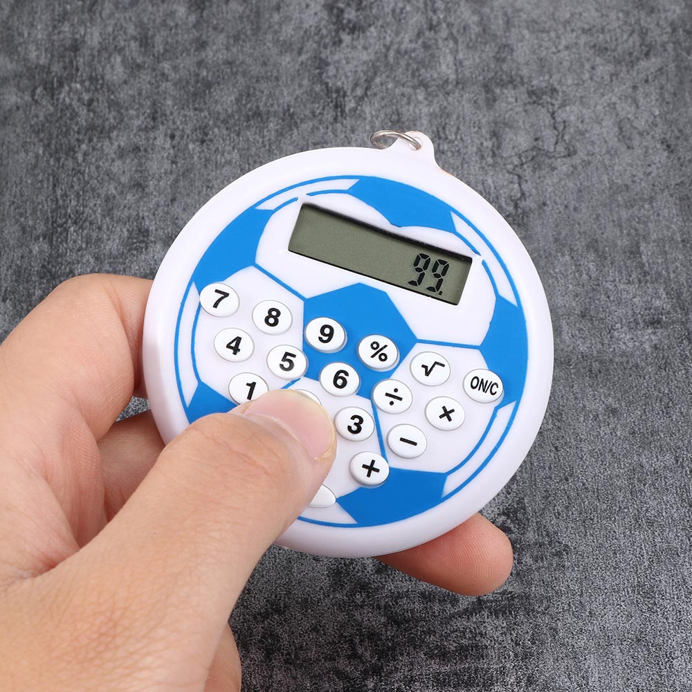 Portable Mini Football Shape Calculator Cute LCD 8... – Grandado
