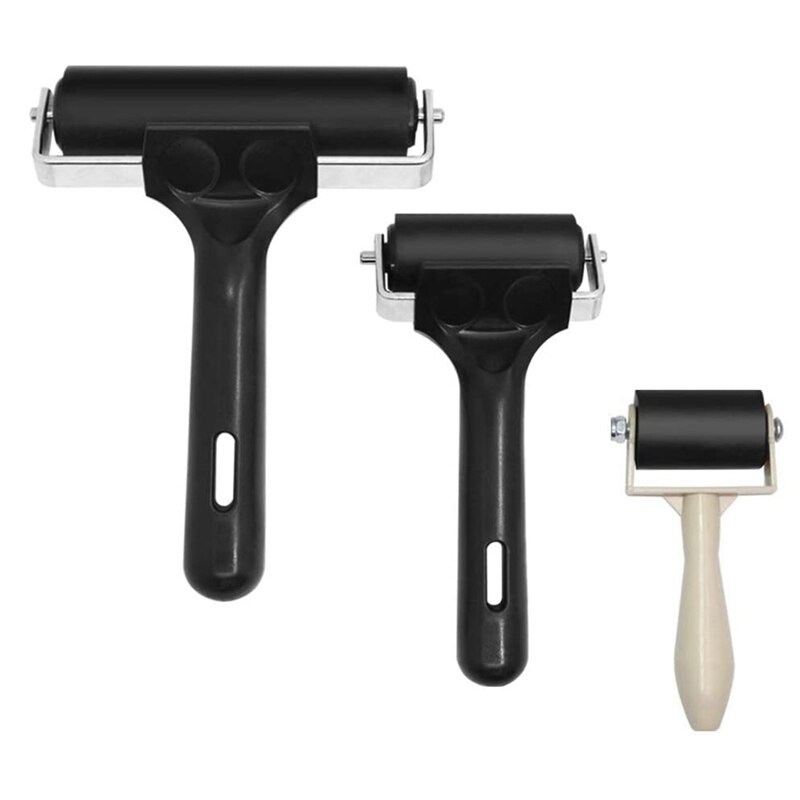 3 Pc Art Supplies Rubber Rollers, Painting Tools, ... – Grandado