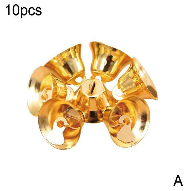 2pc Mini Jingle Bells Christmas Tree Pendant Gold ... – Vicedeal