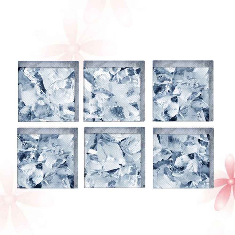 6 Sheets Simple Wall Sticker 3D Anti-slip Bathtub ... – Vicedeal