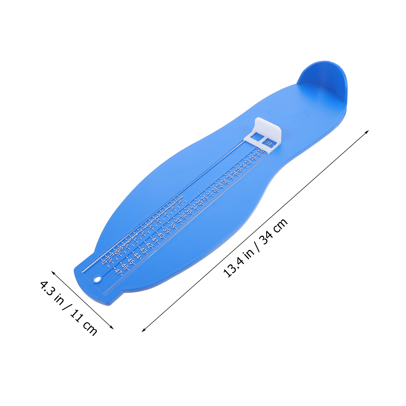 1pc UK/EU Shoe Sizer Adult Foot Gauge Foot Measure... – Grandado