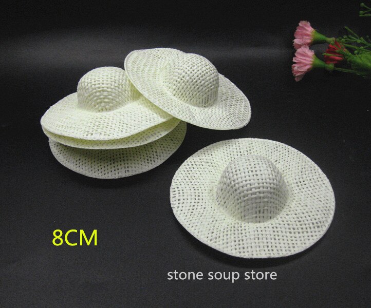 8-24pcs/lot Beige Stripe Paper Cloth Hat Mini Doll... – Vicedeal