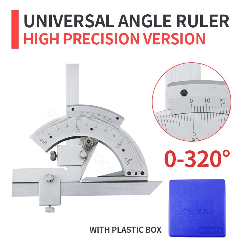 320° Universal Angle Ruler Bevel Protractor Angle ... – Vicedeal