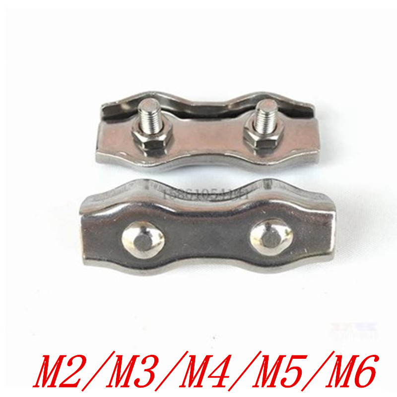 1Pcs M2-M10 Clip Wire Rope double Grip Cable Clamp... – Vicedeal