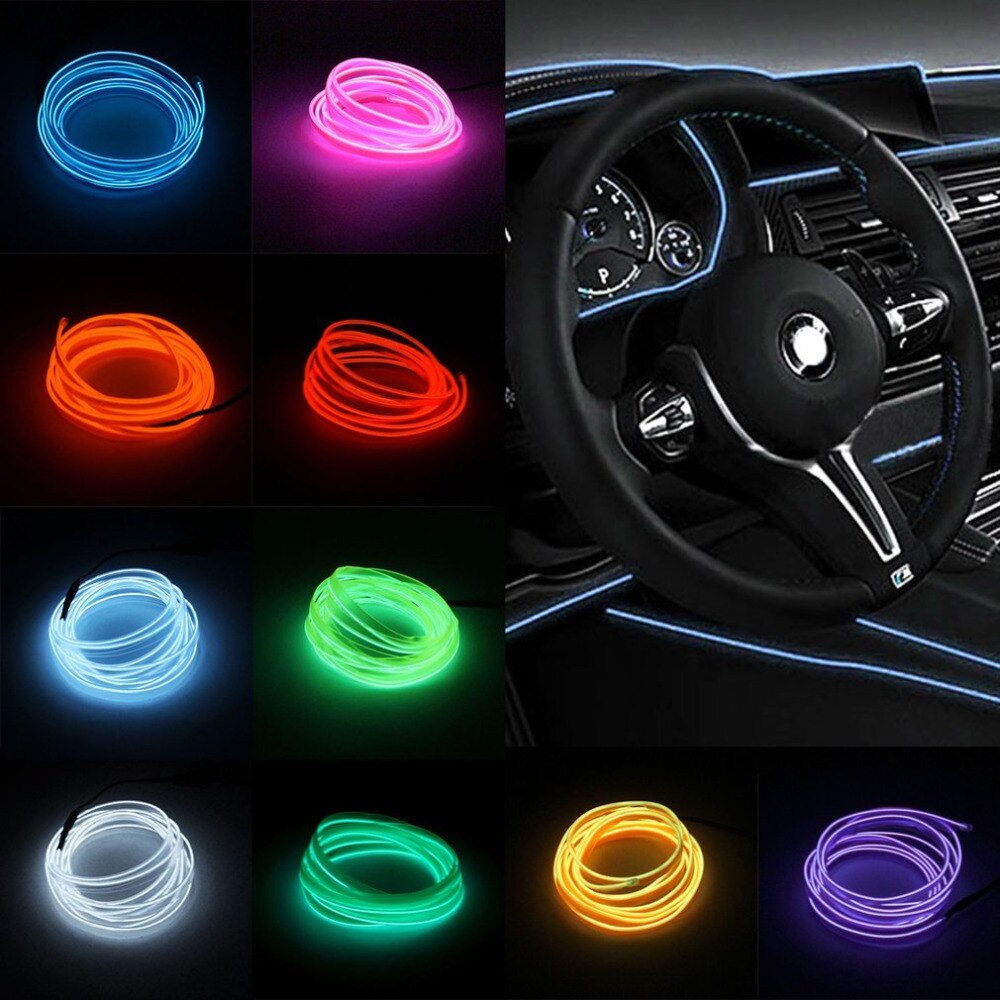 1Pc 1M 3M 5M Led El Light Car Vehicle Diy Licht Fl... – Vicedeal
