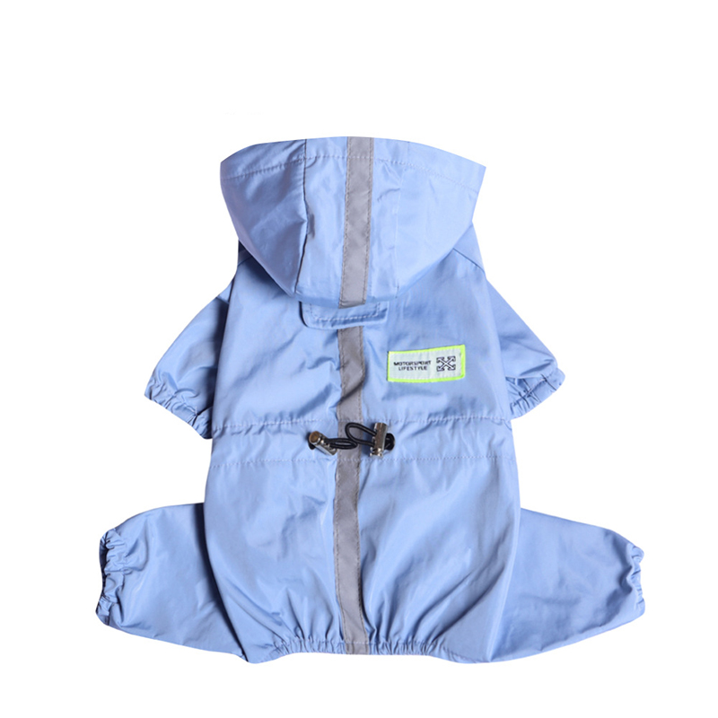 Dog Raincoat Breathable 4-Legs Reflective Waterpro... – Grandado