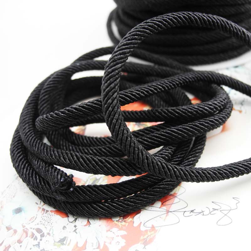 NIEUW! 1M Twisted Nylon Milan Cord, Ca. 5mm – Vicedeal
