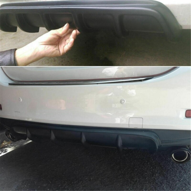 66 X 13.5CM Universal Black Car Lower Rear Bumper ... – Vicedeal