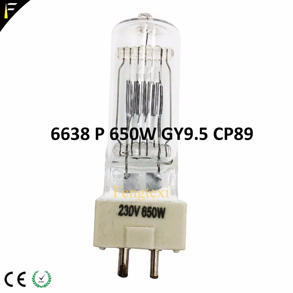 Halogen studie lampe spot pære t26 gy9.5 650w hal... – Vicedeal