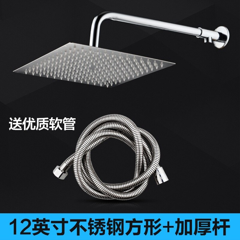 Stainless steel bathroom shower shower rain suit t... – Grandado