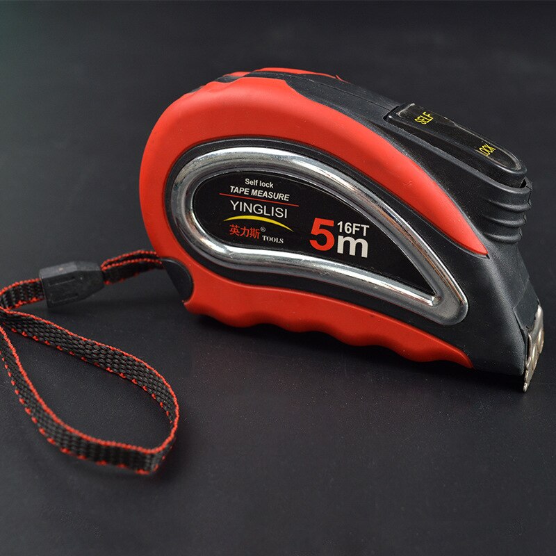 3m/5m/7.5m presise målebånd trebearbeidingsverktøy selvlåsende stålbånd ...