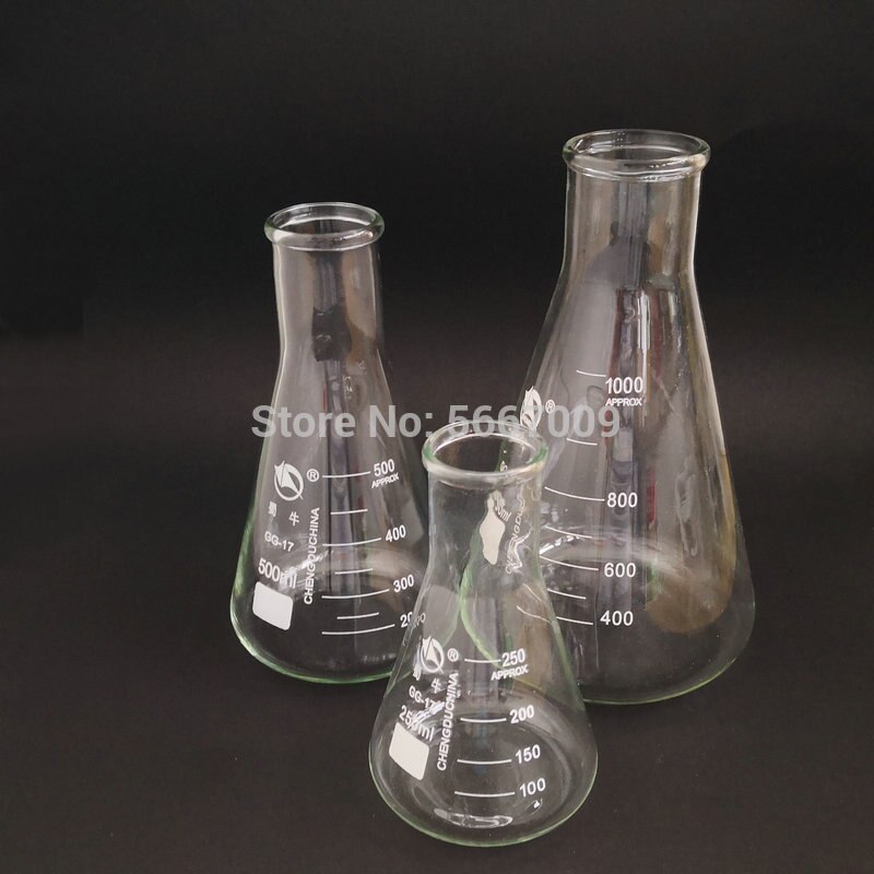 1set (250ml, 500ml, 1000ml) Laboratory Borosilicat... – Grandado