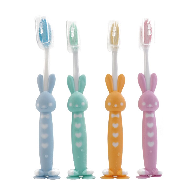4pcs/ Set Household Cartoon Toothbrush Children Ba... – Grandado