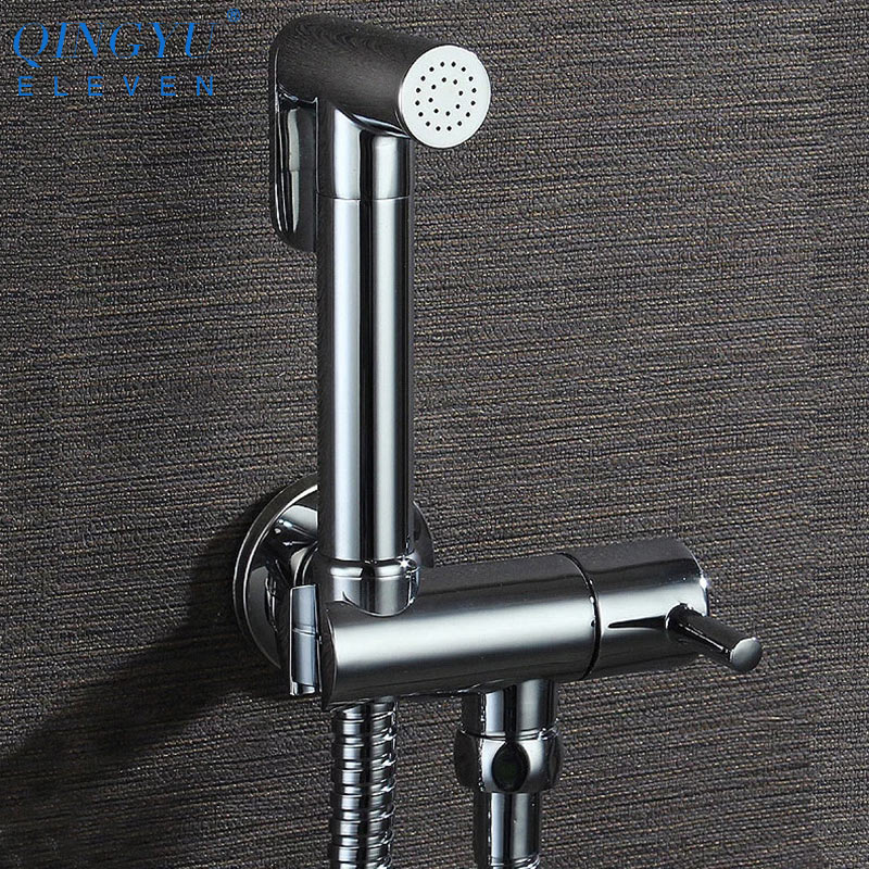 QINGYU ELEVEN soild brass bidet shower set hand sh... – Vicedeal