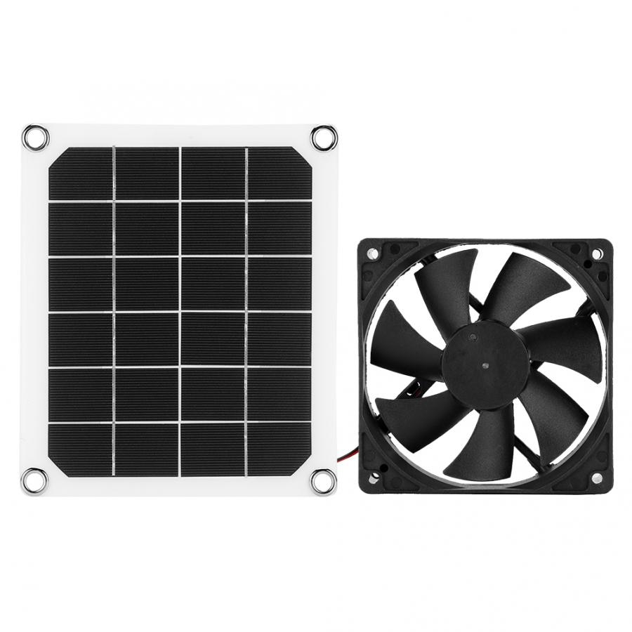 6V 10W Outdoor Solar Power Panel Exhaust Fan IP65 ... – Grandado