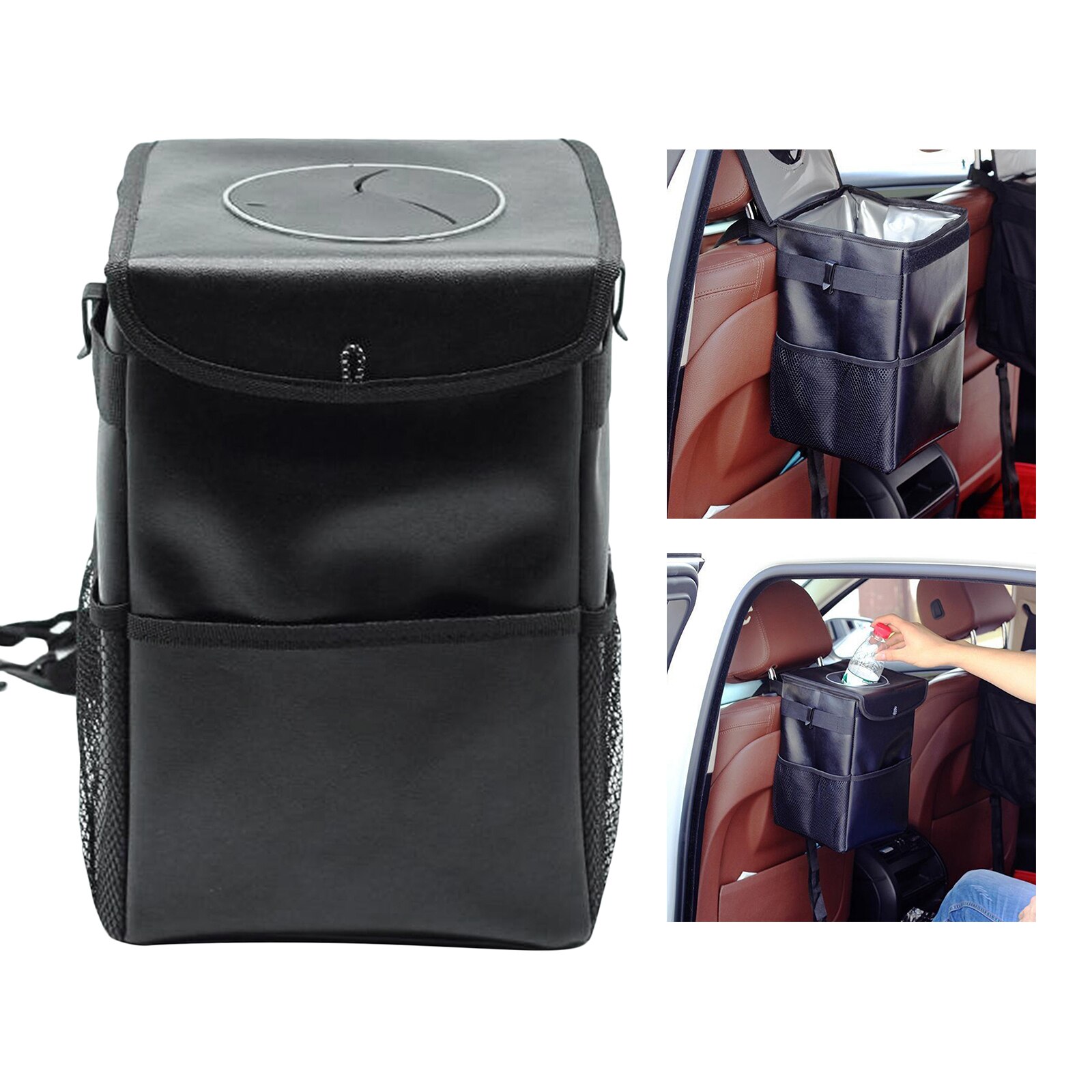 Automotive ing Car Trash Can with Lid Garbage Can ... – Grandado