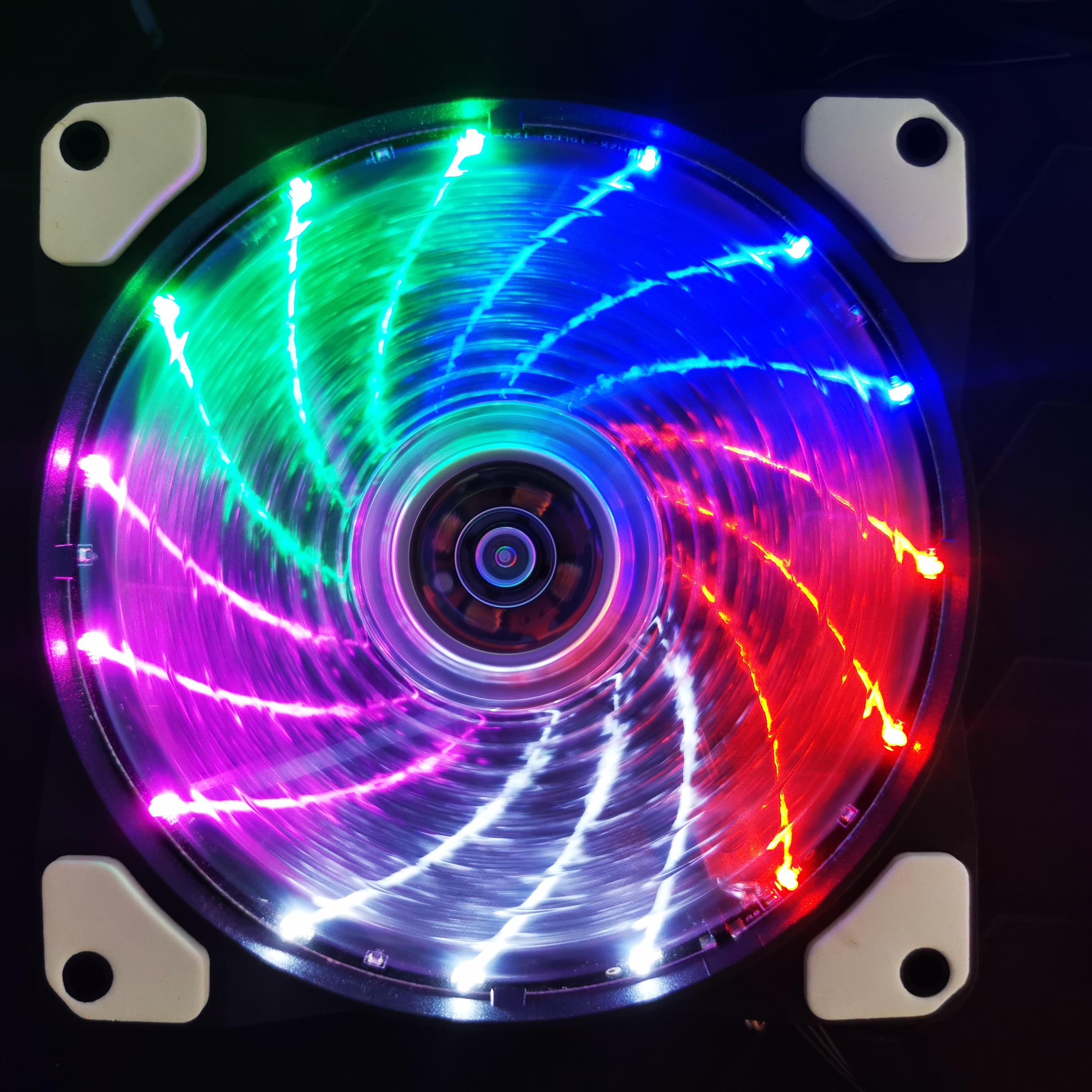 120mm Computer Case Cooling Fan CPU LED Multi-colo... – Grandado