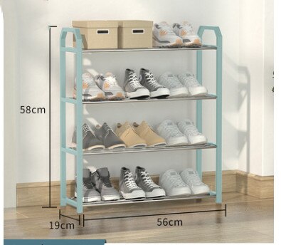 Shoe rack Simple multi-layer door shoe cabinet Mul... – Grandado