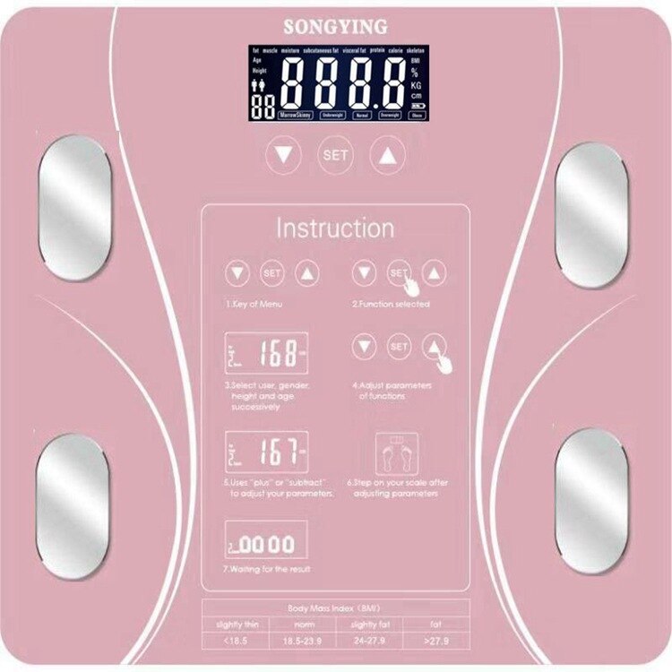 Intelligent Digital Body Fat Monitors Electronic S... – Grandado