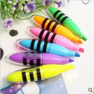 6 Colors Highlighter Pen Stationery Stationery Chi... – Grandado