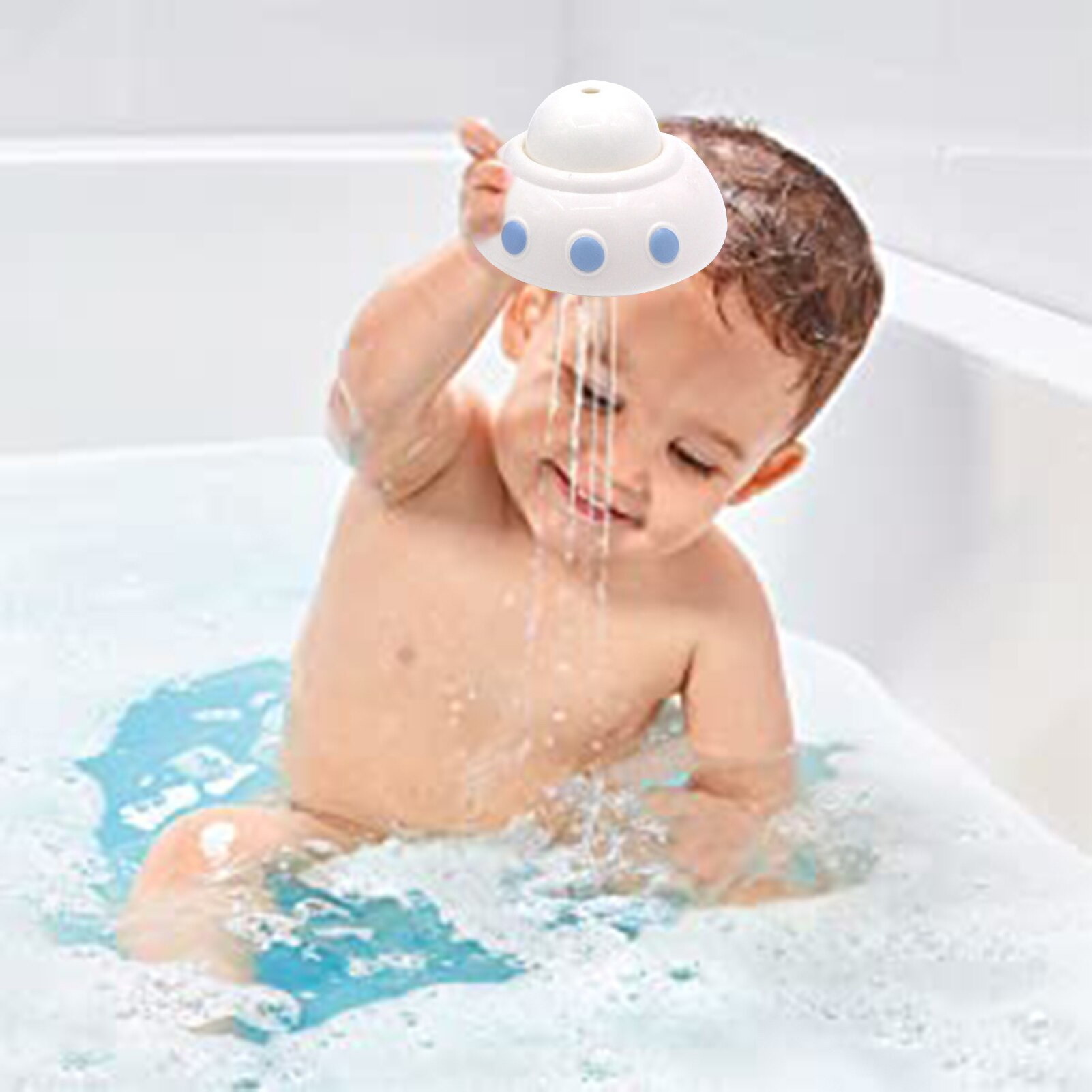 Baby Bathing Toy Cute Flying Saucer Sprinkler Safe... – Grandado
