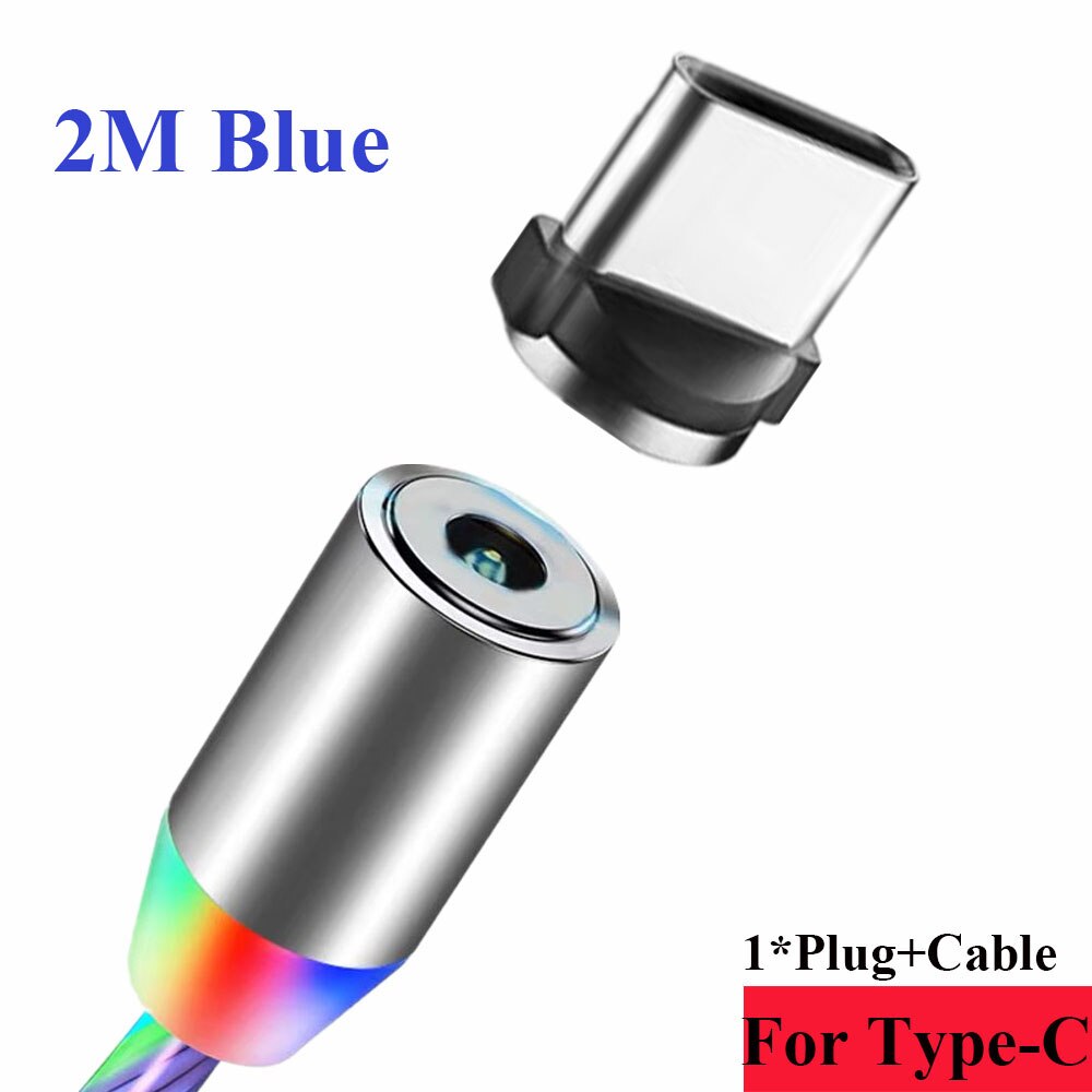 1M 2M Fast Charging Glow LED Lighting Magnetic Cha... – Vicedeal