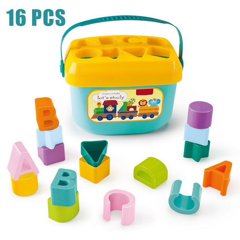 16PCS Colorful Shape Matching Toys Letter Shape Co... – Vicedeal