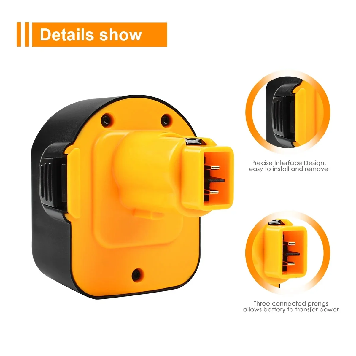 12V 4800-9800mAh Tool Battery For DE9074 DC9071 DE... – Grandado