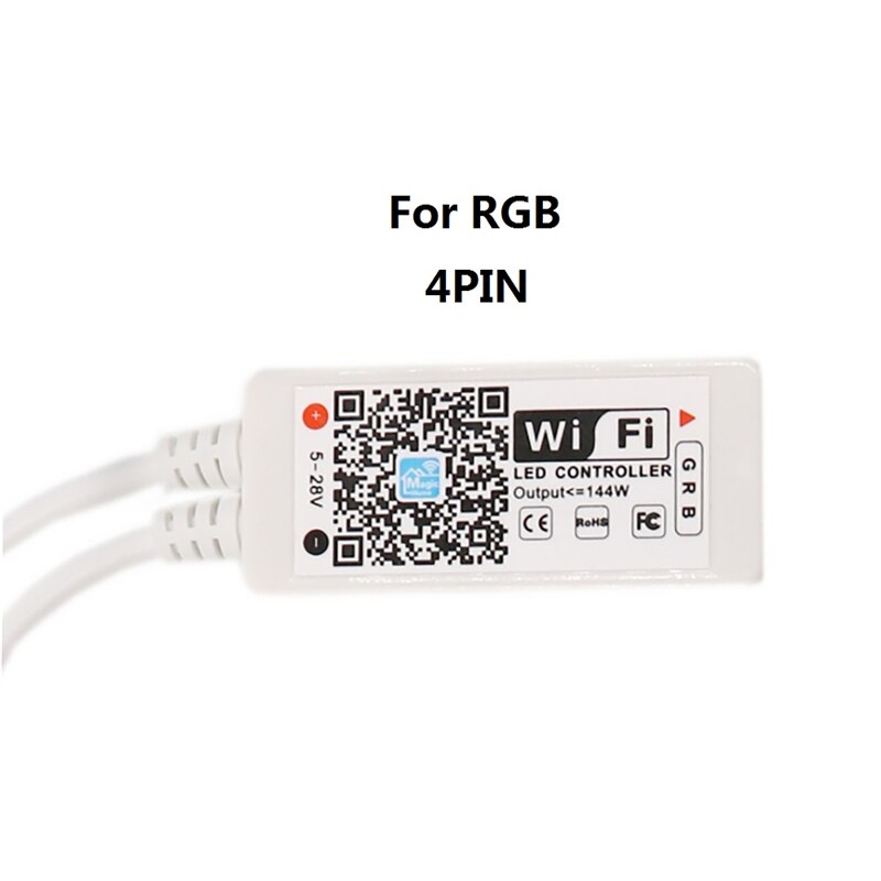 Mini WIFI LED RGB Controller + RF 21/IR 24Key Remo... – Grandado Mini WIFI LED RGB Controller + RF 21/IR 24Key Remo... – Grandado