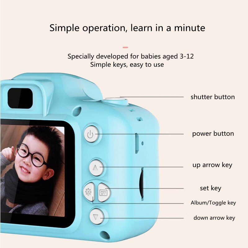 Dewang Mini Cartoon Foto Camera Speelgoed 2 Inch H... – Vicedeal