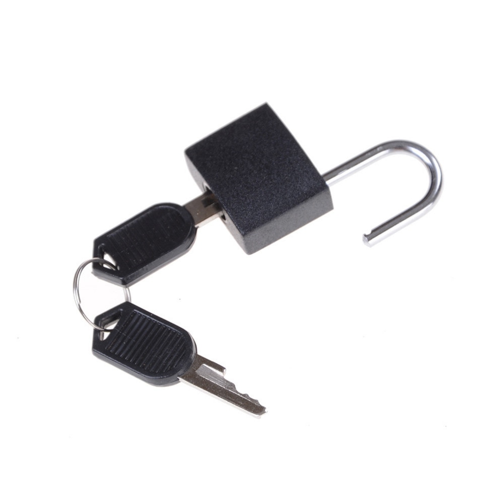 Koffer Slot Met 2 Sleutels Zwarte Kleine Mini Hang... – Vicedeal