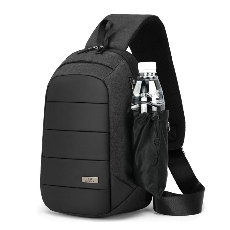 OUTWALK Male Crossbody Bags USB Charging Chest Bag... – Grandado