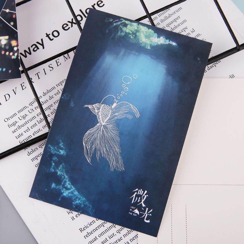30pcs Vintage Luminous Postcard Glow In The Dark O... – Grandado