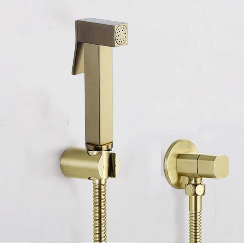 Antique Brushed Gold Douche Kit Hand Held Bidet Sp... – Grandado