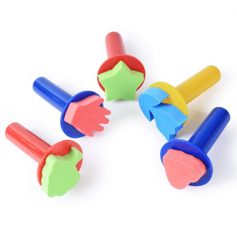 5pcs Kids Sponge Stamp Kits Toddler Flower Drawing... – Grandado 5pcs Kids Sponge Stamp Kits Toddler Flower Drawing... – Grandado