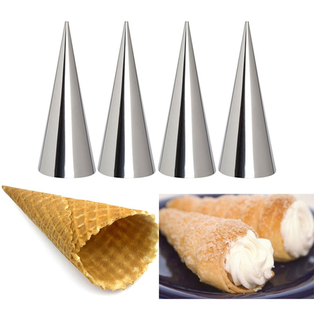 5/10/12PCS Kitchen Stainless Steel Baking Cones Ho... – Grandado