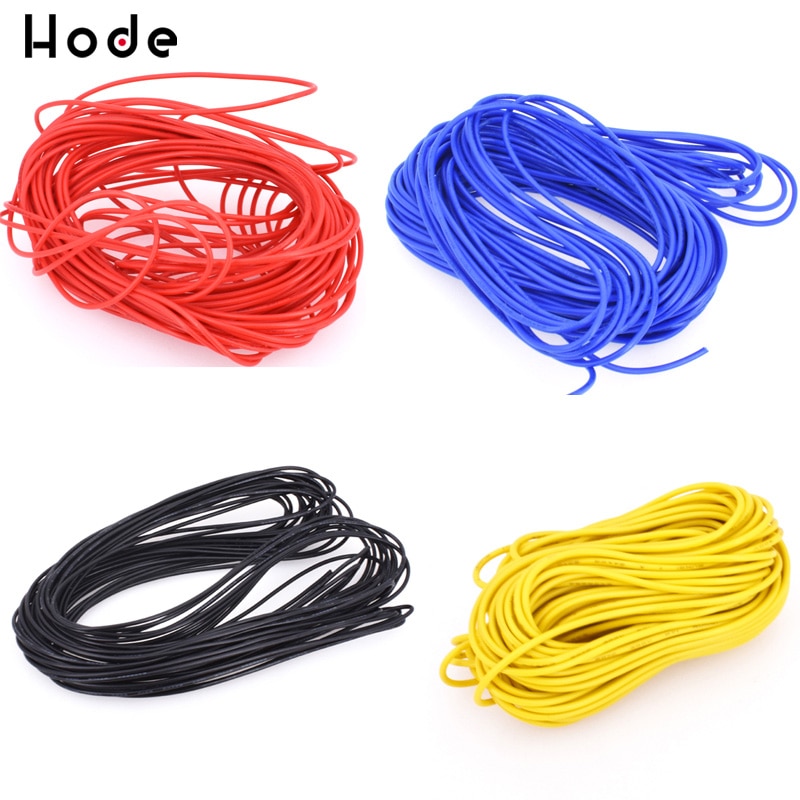 10M UL-1007 24AWG Hook-up Wire 80C / 300V Cord DIY... – Vicedeal