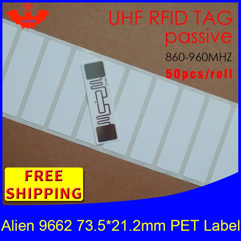 Rfid Tag Uhf Sticker Alien 9662 Olie En Water Proo... – Vicedeal