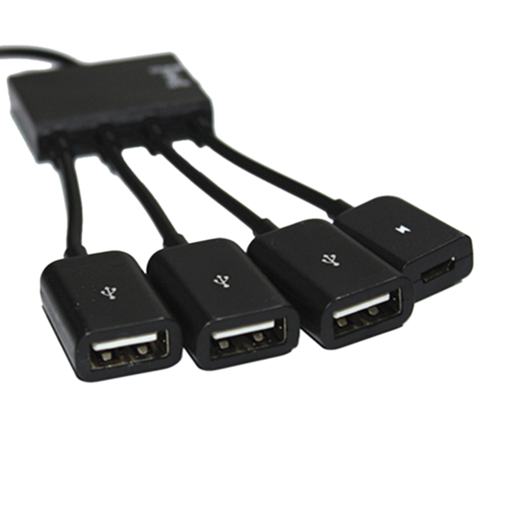 Type-C Male To 3 USB Femal 1 Micro USB Splitter Hi... – Grandado