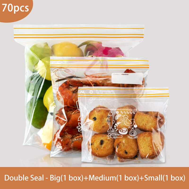 PE Food Storage Bag Leakproof Containers Reusable ... – Grandado