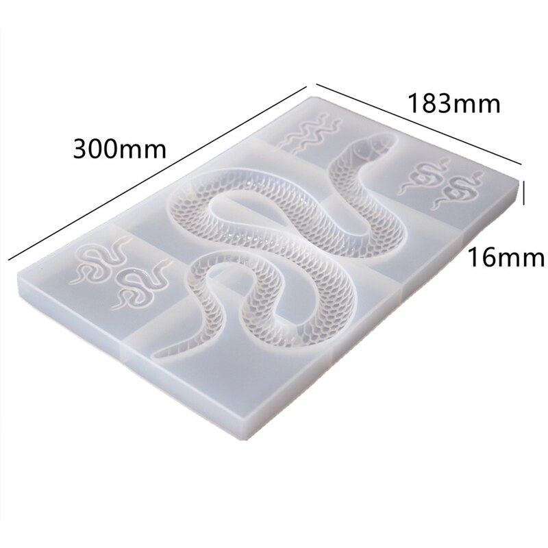 Snake Shape Silicone Mold Resin Crafts Decor Clay ... – Grandado