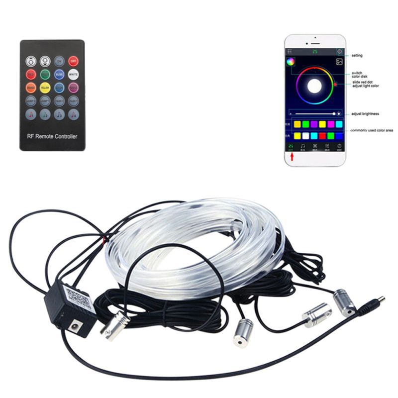 Coche RGB de fibra óptica lámparas ambiente Interi... – Grandado