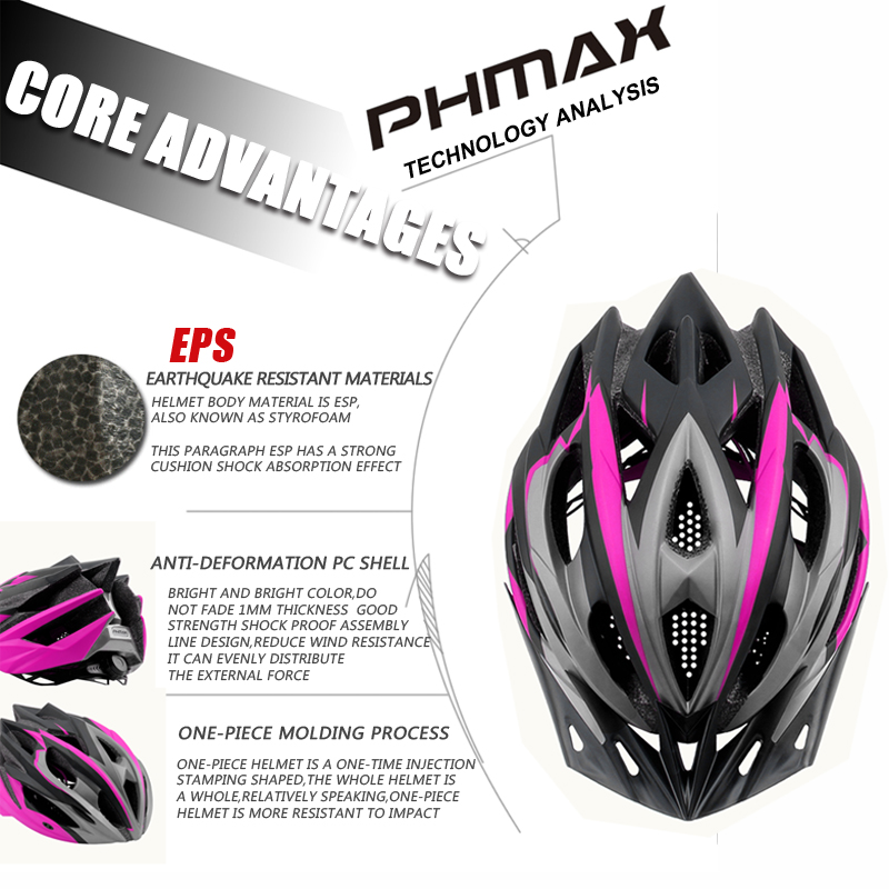Phmax Pro Vrouwen Fiets Helmen Ultralight Mtb Fiet... – Grandado