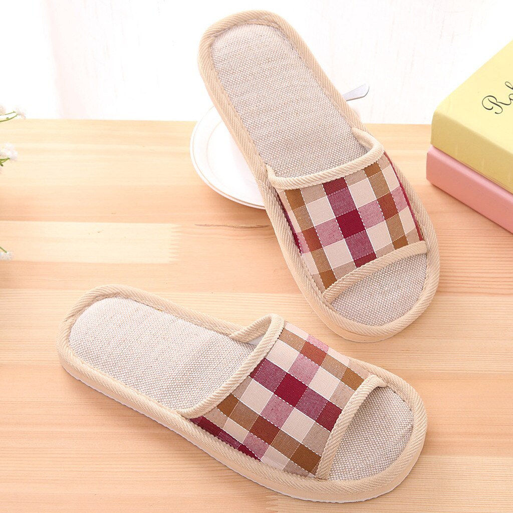 Casual Koppels Boerenbont Vrouwen Home Slippers In... – Vicedeal
